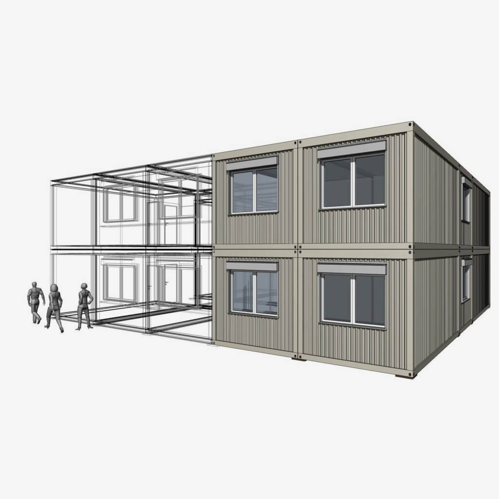 Construction de modules en acier · Premoco System AG